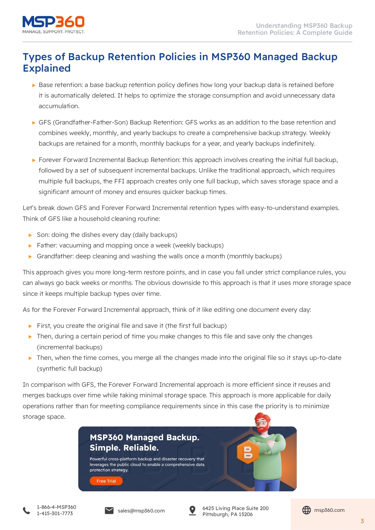 Understanding MSP360 Backup Retention Policies: A Complete Guide